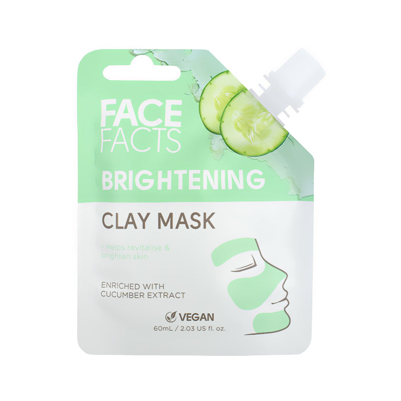 Brightening Clay Mask with Cucumber & Kaolin — Hydrating Face Treatment ...