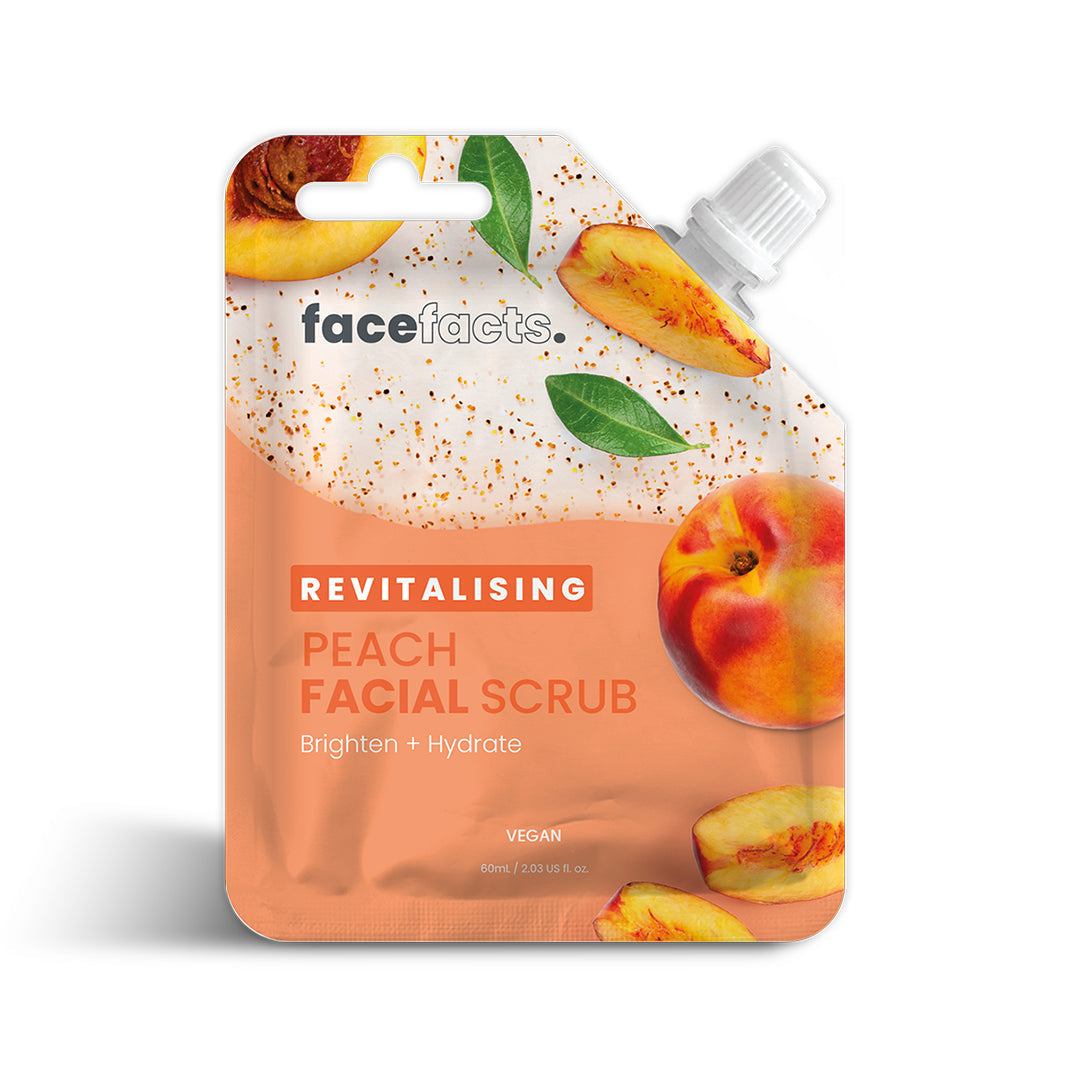 Peach Facial Scrub 150ml — Gentle Jelly Exfoliator for Radiant Skin ...