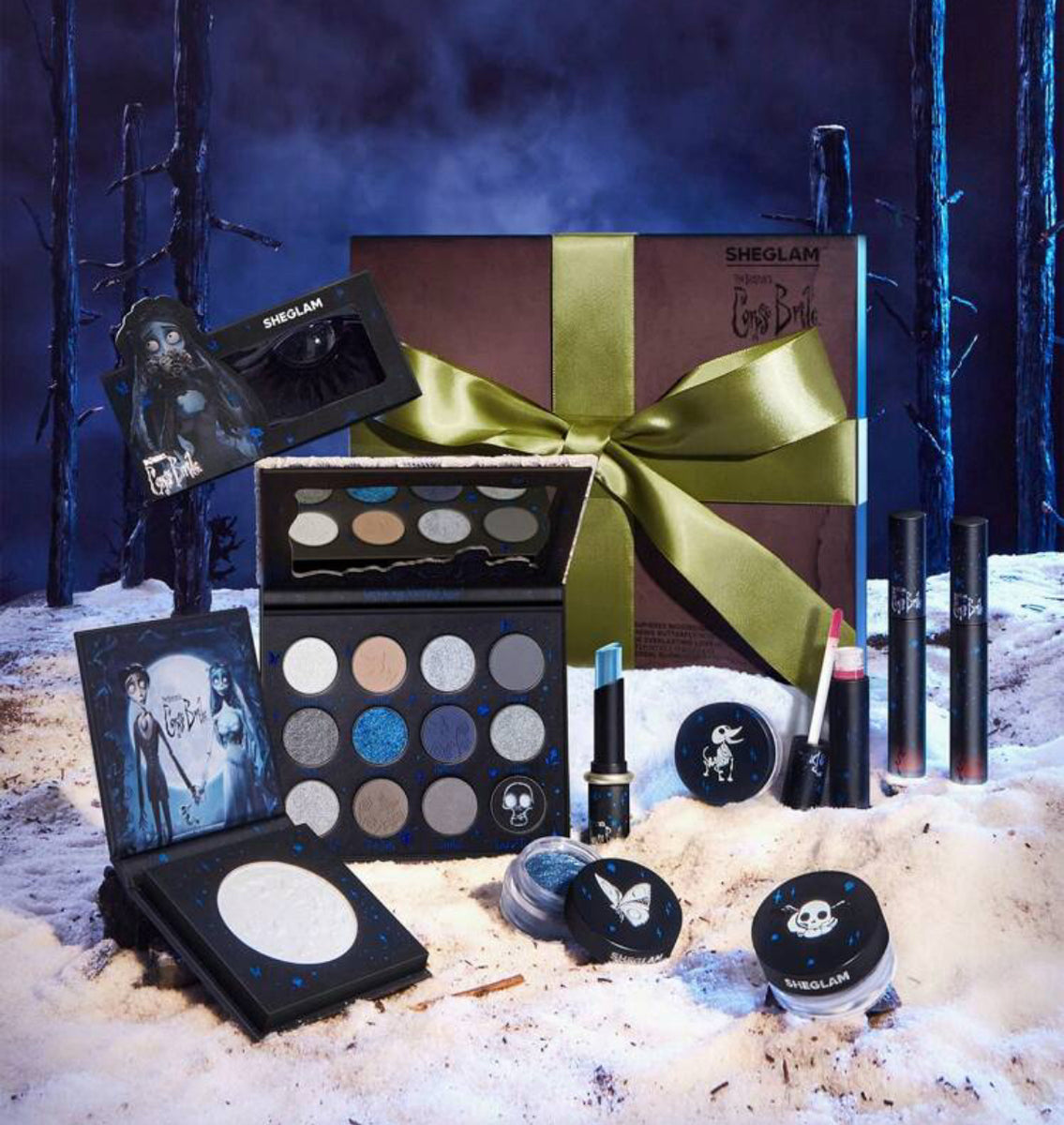 SHEGLAM Corpse Bride Full Makeup Collection Set Long-Wear Waterproof ...