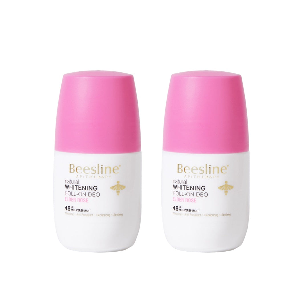 Beesline 1+1 WHITENING ROLL-ON DEODORANT - ELDER ROSE – Traboulsi Cosmetics