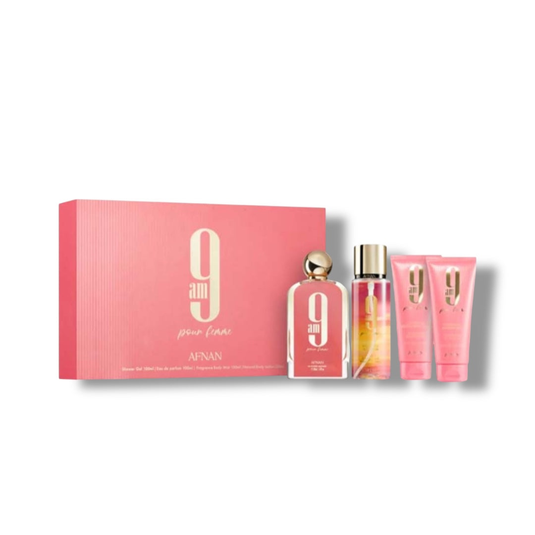 Afnan SET AFNAN 9AM PINK WOMAN – Traboulsi Cosmetics