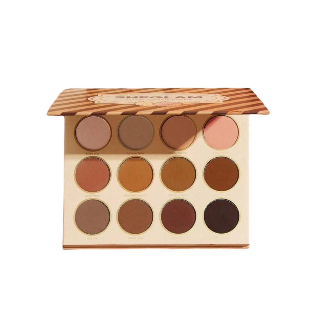 SHEGLAM Smart Cookie Palette 12-Clolor Shimmer Matte Eyeshadow ...