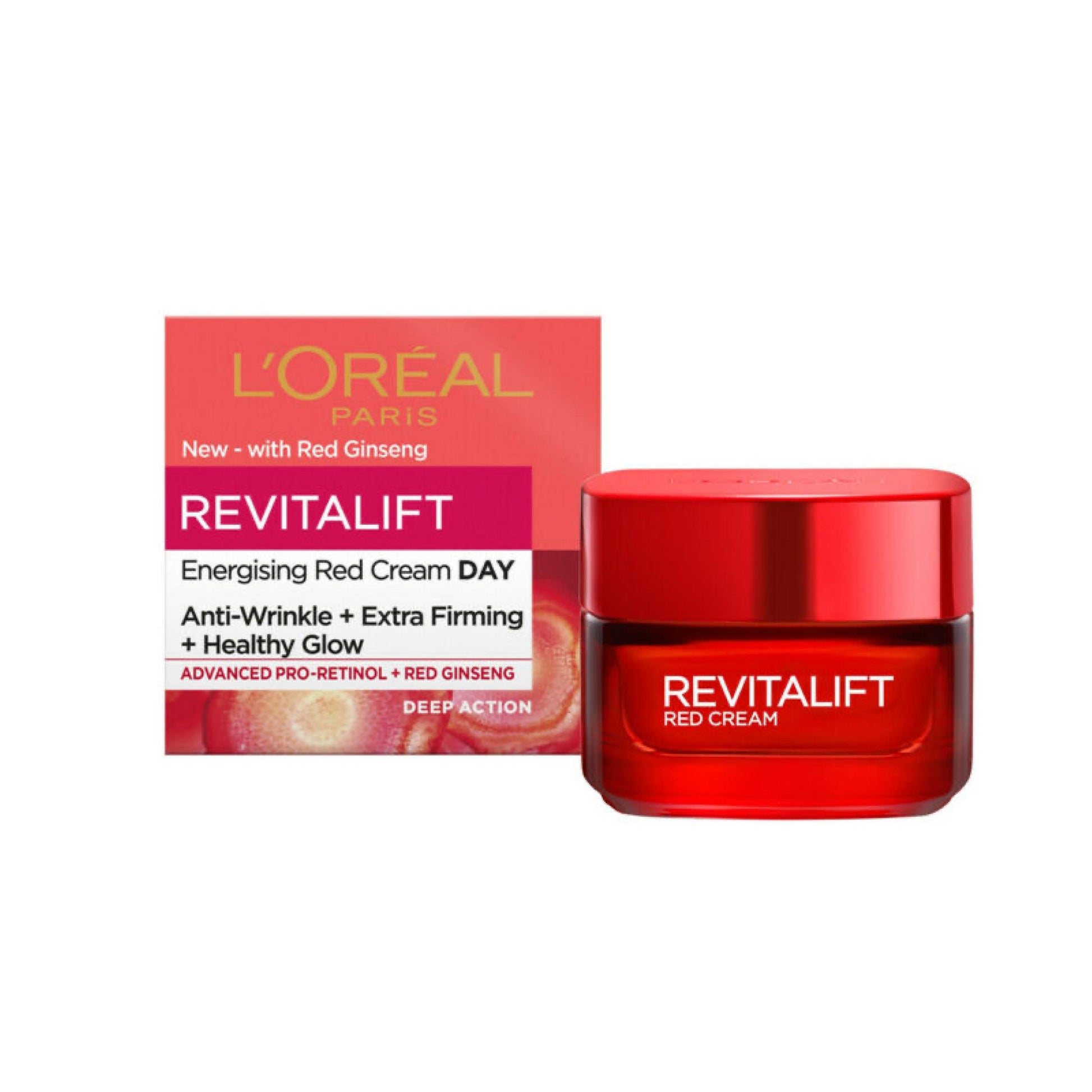 Revitalift Energising Red Cream Day – Traboulsi Cosmetics