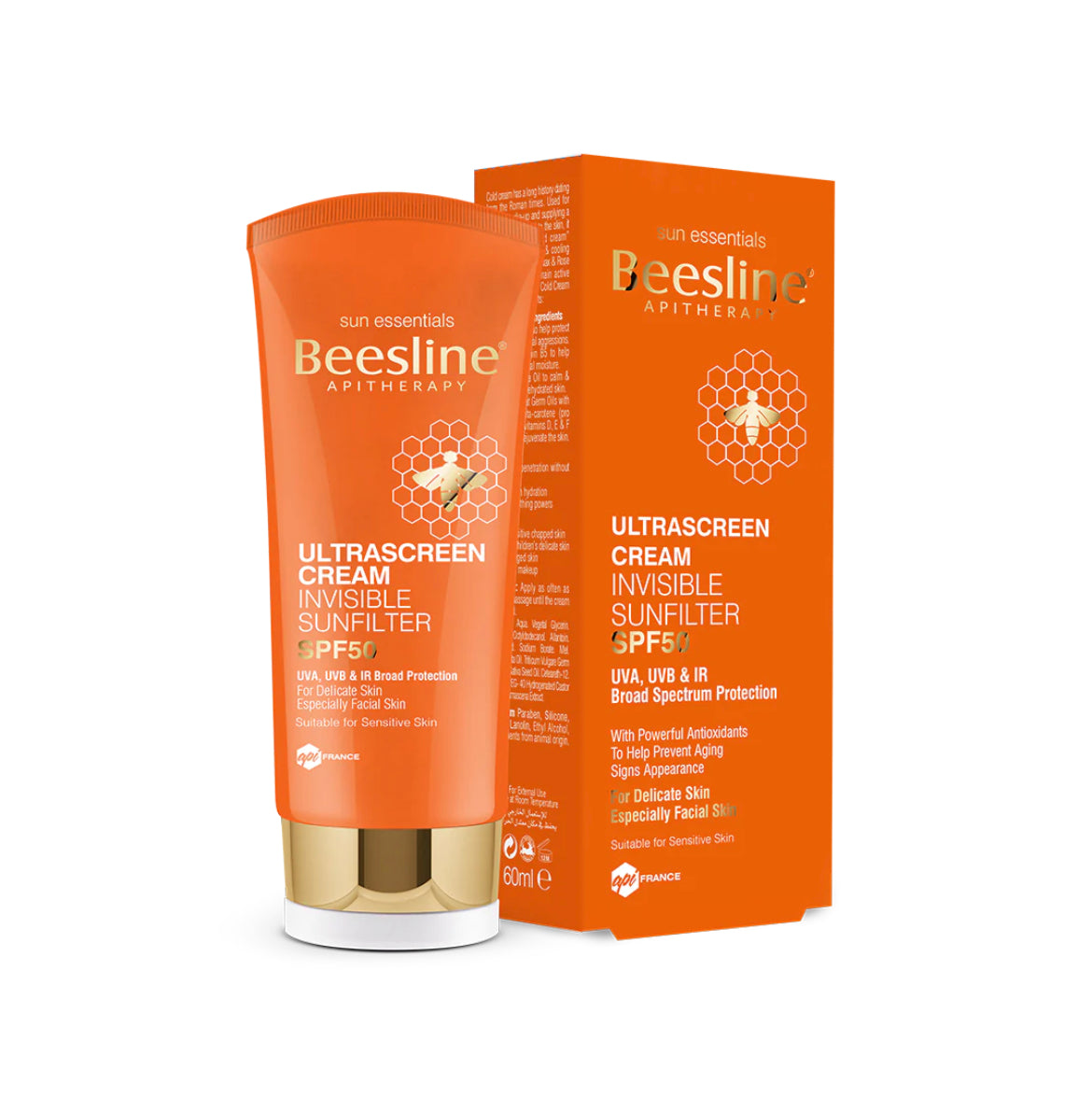Beesline Ultrascreen Cream Invisible Sunfilter SPF50 + 10ml Free ...